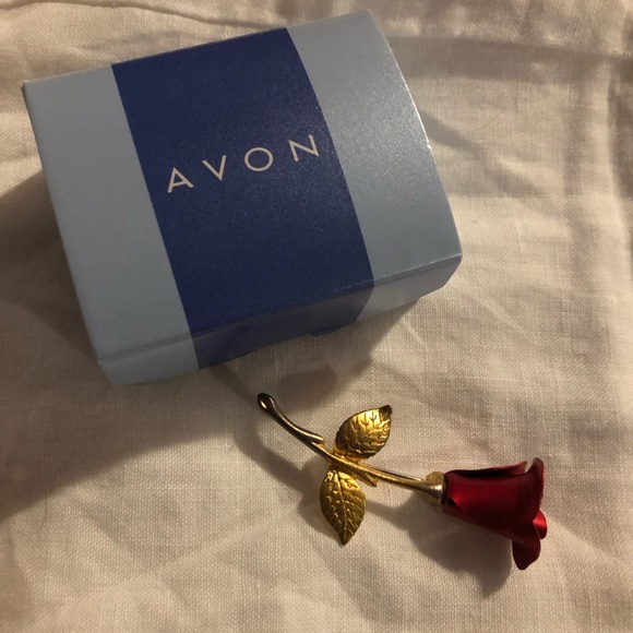 Jewelry | Vintage 201 Avon Rose Pin | Poshmark